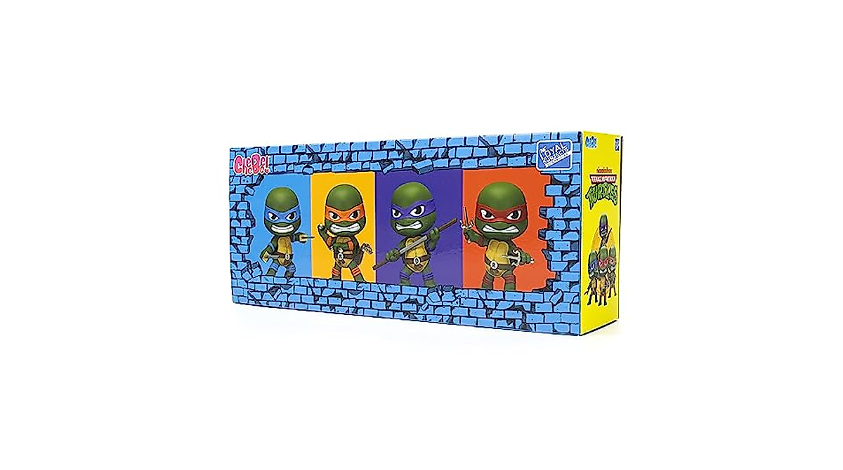 Limited Edition TMNT CheeBee 3-Inch Turtles 4-Pack