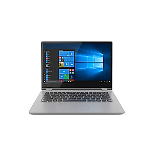 Lenovo Flex 14 2-in-1 Convertible Laptop, 14 Inch HD (1366 x 768) Touchscreen display, AMD Ryzen™ 3 2200U Processor, 4GB DDR4 RAM, 128GB PCIe SSD, Windows 10 Home, 81HA0008US, Black