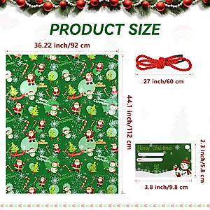 Large Christmas Gift Bags,3 Pack 36" x 44" Extra Large Christmas Gift Bag with Tag & Tie,Jumbo Gift Bag,Christmas Giant Gift Bags,Huge Plastic Gift Bags for Xmas Party Favors Supplies Gift Wrapper