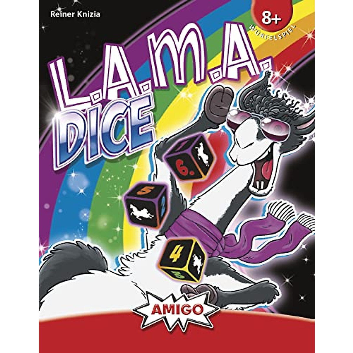 AMIGO 02103 LAMA Dice 2103, Multicoloured, Einzelpack