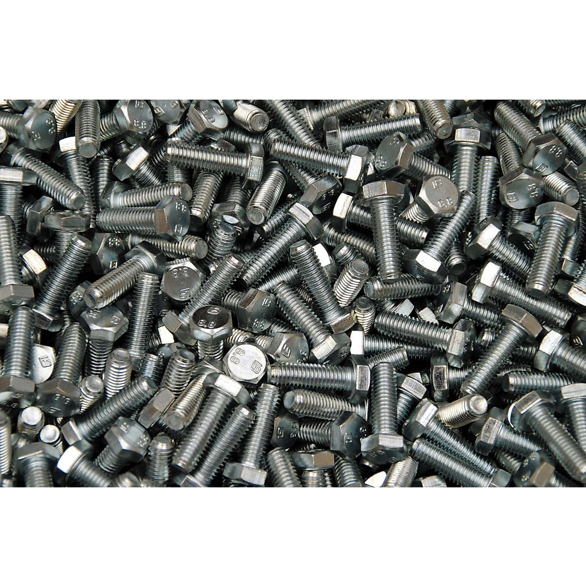 (200) Metric Hex Head M8-1.25 x 25 Cap Screw Bolt 8mm Zinc Plated Class 8.8