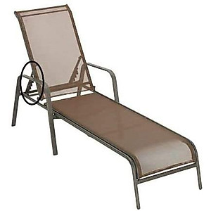 NickHouse 2 Patio Lounge Adjustment Bracket Pair for Patio Lounge Back Support Chaise Lawn Yard Lounge (6 Position Brackets)