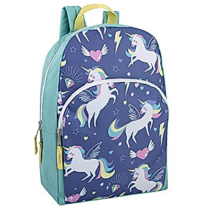 Trail maker 24 Pack Wholesale Kids Backpacks for Boys, Girls Bulk Backpacks with Fun Patterns, Adjustable Padded Straps