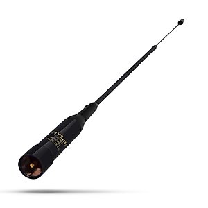 HYS Tri-Band VHF UHF 137-174/180-260/400-480MHz 100W 20inch 2.15dBi/5.2dBi PL-259 UHF Male Soft Telescopic Antenna for Yaesu Kenwood Motorola Taxi Bus Vehicle Amateur Ham Mobile Radio Transceiver