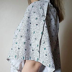 Careoutfit Hospital Gown IV - One Size Fits All (Small - 2XL) - Tie Back - Sailboats Print (3)