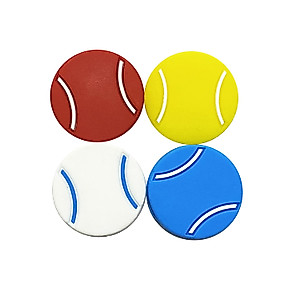 LucaSng 25 Pieces Tennis Racket Vibration Dampener Tennis Dampeners (Winners)