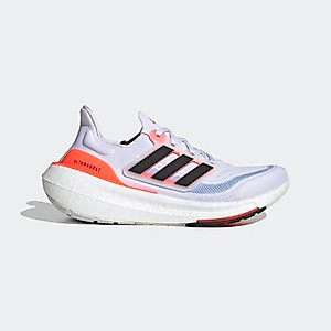 adidas Women’s Ultraboost Light Running Shoes (Ultraboost 23), White/Black/Solar Red, 9.5