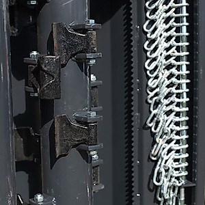 Titan Attachments 48" Offset Flail Ditch Bank Mower, Mowing Attachment for Tractors and Loaders, Cat 1, 3-Point Hitch