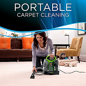 Bissell Little Green ProHeat Machine - Portable Carpet & Upholstery Steam Cleaner