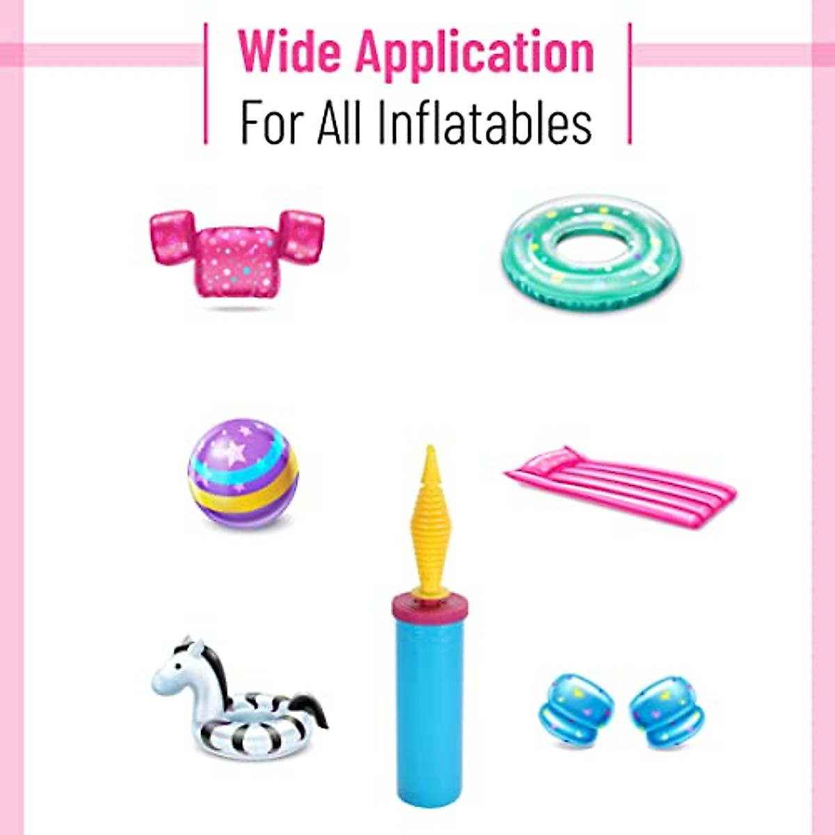 Mr. Pen- Balloon Pump Handheld, 2 Pack, 2-Way Dual Action Ballon Pump Inflater Portable, Baloon Pumping, Air Pump for Balloons, Balloon Inflator, Balloon Blower Pump, Balloon Hand Pump, Baloon Blow Up