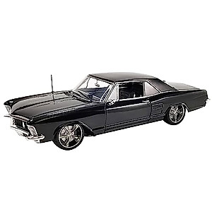 1964 Riviera Custom Cruiser Black Limited Edition to 354 Pieces Worldwide 1/18 Diecast Model Car by Acme A1806307