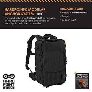HAZARD 4 Second Front: Rotatable Backpack - Black