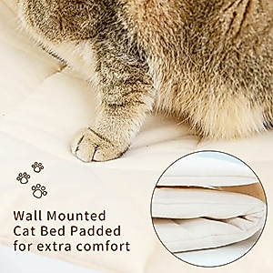 Yehnna Cat Hammock Wall Mounted Cat Shelves, Cat Wall Shelf, Cat Wall Shelves, Cat Wall Furniture, Cat Wall Bed Cat Perches for Sleeping