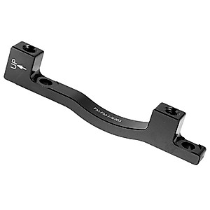 Pilipane Aluminium Alloy Black Disc Brake Mount Caliper Adapter,Disc Brake Mounting Bracket, Bike Disc Brake Bracket with 2PCS Bolts, Suitable for Mountain Bike Road Bike, disc Brake Adapter Bike dis