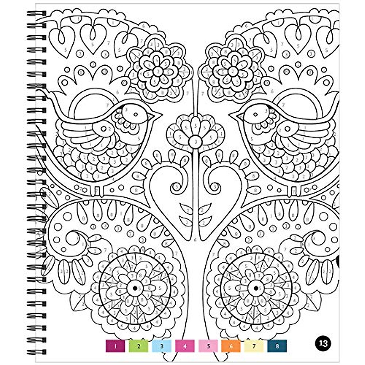 Brain Games - Color by Number: Birds