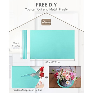 Fridge Liners Mrs Hinch,HOMGEN Popular 16Pcs Refrigerator Mats Fashion Refrigerator pad Fridge Mats Liners Waterproof Fridge Pads Mat for Fridge, Drawer, Book Shelves ect (4 Colours,45x29cm)