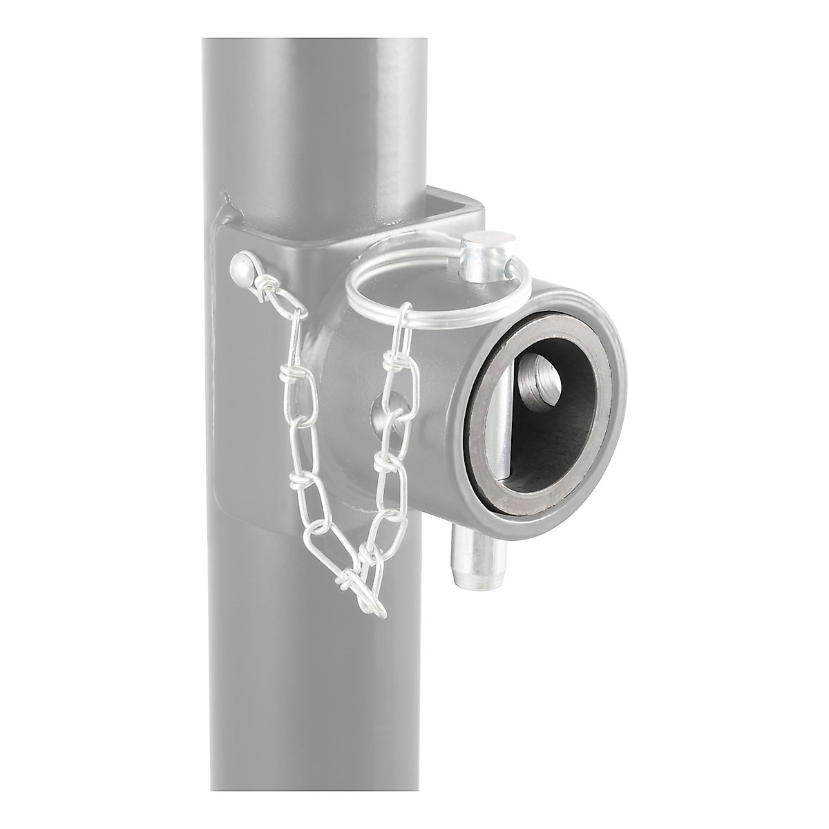 CURT 28932 Replacement Swivel Jack Male Pipe Mount, 5/8-Inch Pin Hole