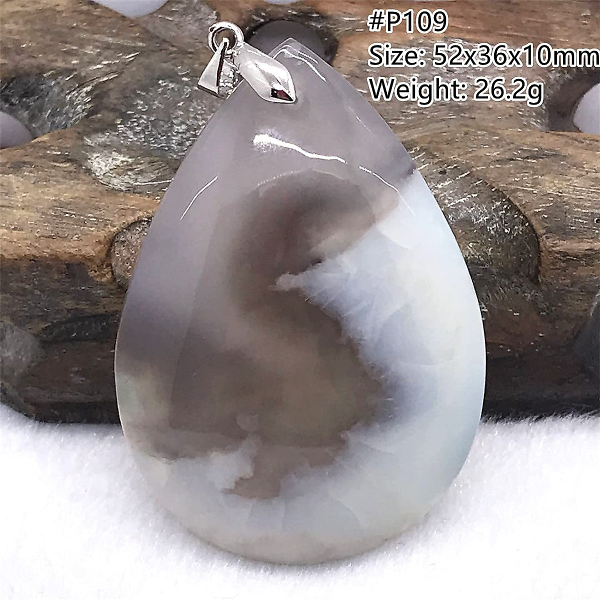 Natural Cherry Agate Pendant Jewelry For Women Men 52x36x10mm Beads Lucky Crystal Stone Sliver Gemstone AAAAA