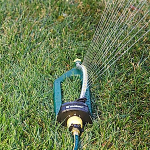 Melnor 65151AMZ Oscillating Sprinkler with 15 Precision Nozzles and QuickConnects