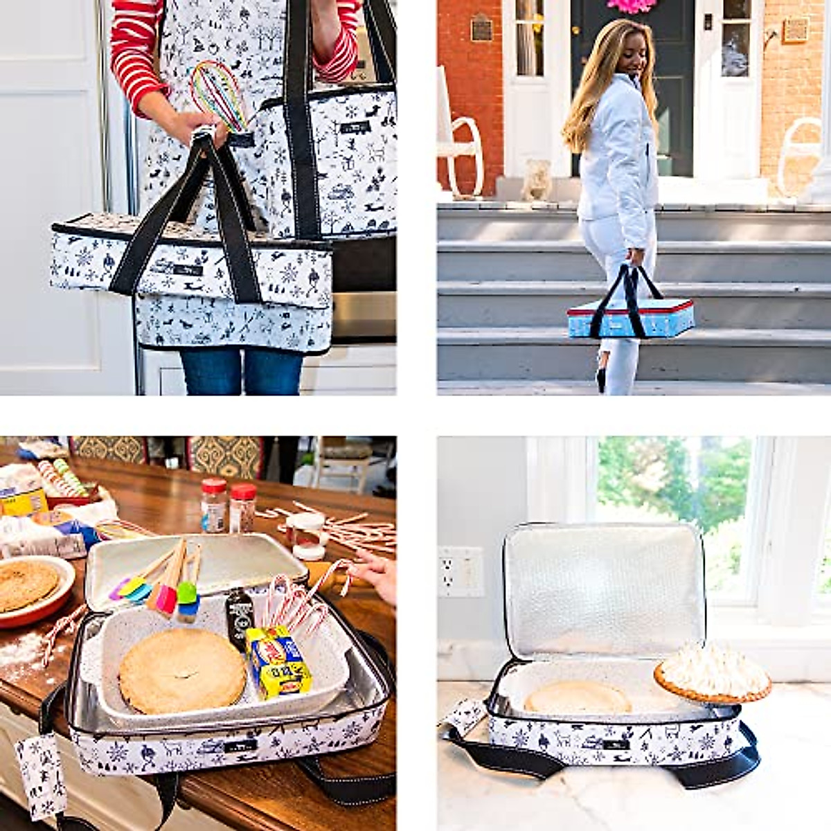 SCOUT Hot Date, Insulated Casserole Carrier for Hot/Cold Food, Fits 13x9 Dish