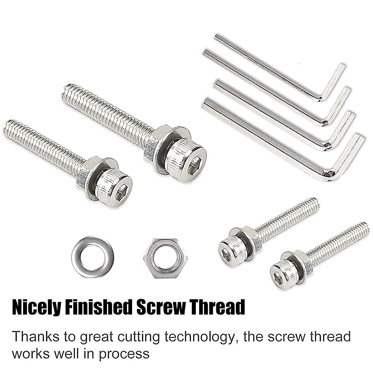 AETTLM6 M5 M4 M3 Nuts and Bolts Assortment Kit (660PCS)