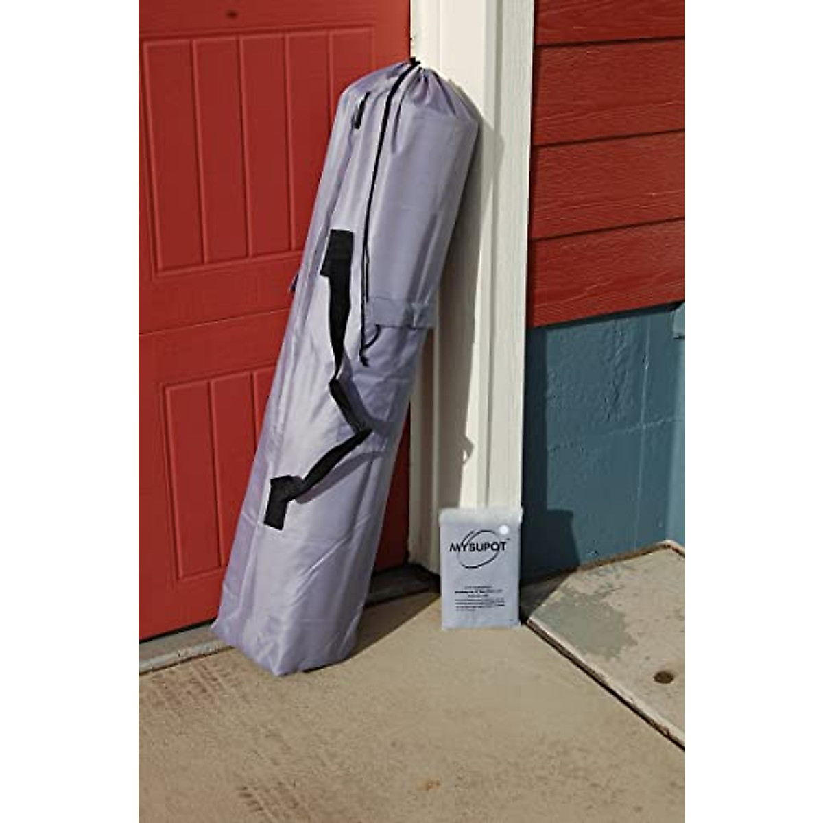 MYSUPOT 40"x7"x7" Replacement Bag for Folding Camping Chair, Camp Chairs, Foldable, Portable, Hammock, Yoga Mat, Beach Chair, Umbrella, Tent Bag 420D Oxford Polyester Fabric w/Side Pockets (Gray, M)