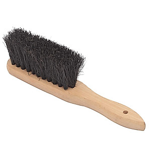 Aboniris Coal Shovel and Hearth Brush Set Made of Natural Wood and Coco Bristles, Hearth Tidy Set, Fireplace Shovel and Brush, Fireplace Tool Set, Metal Brush Pan Set, Fireplace Tools, Firepit Tools