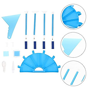 Ciieeo 1 Set Multifunctional Turning disc Roller Diamond Art pens Diamond Tools Art Storage Diamond Art Tools Art Trays Grinder Drill Pen Bead Storage Plastic Diamond Drawing Organizer 5d