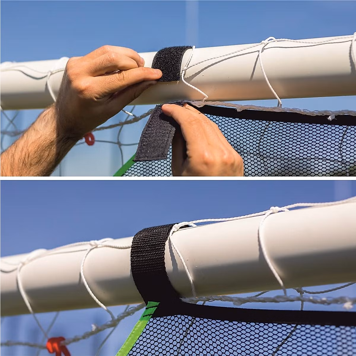 QUICKPLAY Target Net Lite with 5 Target Zones - Practice Shooting and Passing Accuracy (12 x 6')
