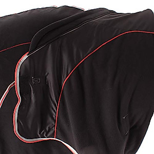 WeatherBeeta Therapy-Tec Fleece Standard Neck, Black/Silver/Red, 78"