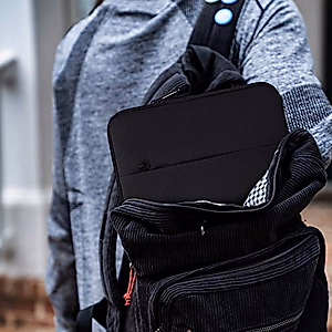 Laptop Sleeve 14 Inch Computer Case Bag for Dell Latitude/Inspiron 14/ XPS 15, HP EliteBook/Chromebook x360/ Pavilion/Stream 14, Lenovo Yoga IdeaPad Flex ThinkPad, ASUS VIvoBook, Black