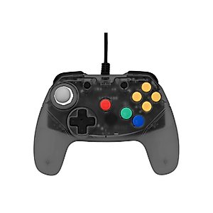 Retro Fighters Brawler64 Next Gen N64 Controller Game Pad - Nintendo 64 – Smoke Gray