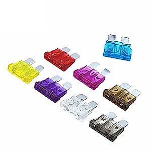 30Pcs Standard Auto Blade Fuse for Car 5 10 15 20 25 30 AMP Each 5pcs Car Fuse Auto Fuse White Yellow Red Blue Orange Green 10A