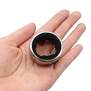 Luckycivia 20 PACK Stainless Steel Wine Bottle Drip Collar Ring Wine Bottle Collars Wine Drip Ring