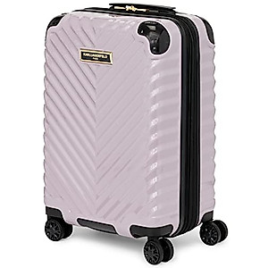 Karl Lagerfeld Paris Women's Carryon Spinner Wheels Hardside, Lilac, One Size