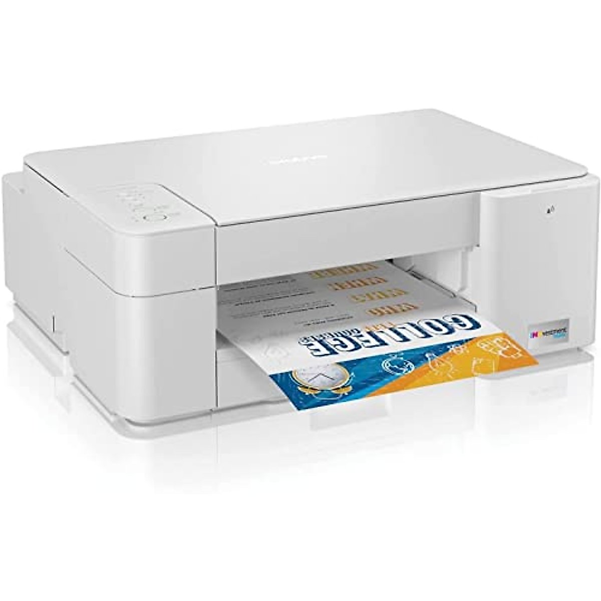 Brother MFC-J12 Series All-in-One Color Inkjet Printer, Copy, Print, and Scan, 9ppm in Color, 150 Sheets, Mobile Printing, Bundle with MTC Printer Cable