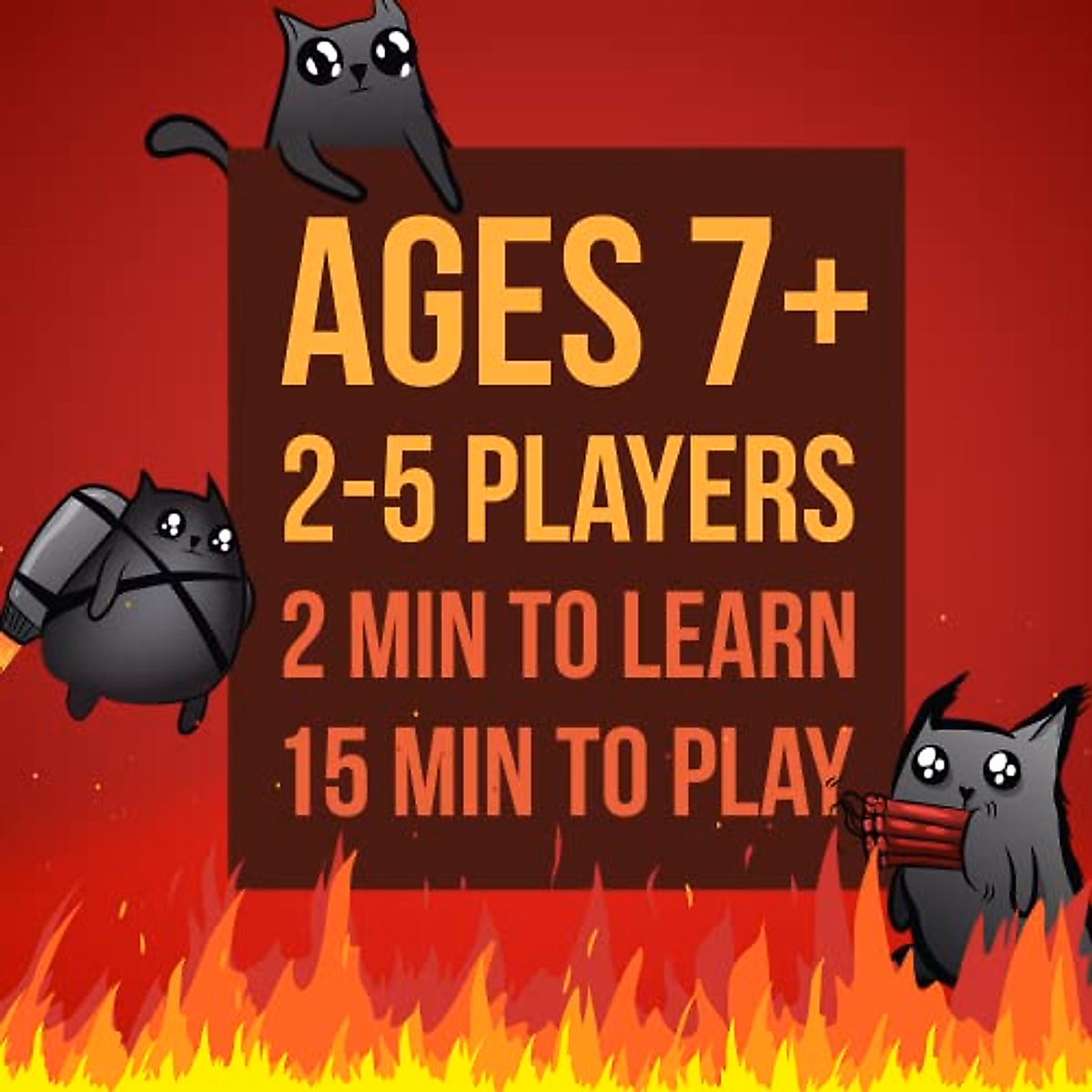 Exploding Kittens Card Game - Original Edition, Fun Family Games for Adults Teens & Kids - Fun Russian Roulette Card Games - 15 Min, Ages 7+, 2-5 Players