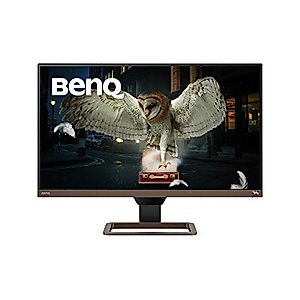 BenQ EW2780U 27 inch 4K Monitor | IPS Multimedia with HDMI connectivity | HDR | Eye-Care Sensor | Integrated Speakers and Custom Audio Modes | USB C Connectivity and Charging