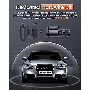 Dash Cam 1080P Car Camera, Dash Camera for Cars, Dash Cam Front with Night Vision, WiFi Car Camera with App, 24h Parking Mode,Motion Detection,Loop Recording, 170°Wide Angle, G-Sensor (X9)