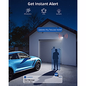 MUBVIEW Solar Security Cameras Wireless Outdoor, 2K 360° PTZ Battery Powered Outdoor Camera, 2.4Ghz WiFi Home Security Camera, Color Night Vision, Motion Detection, 2-Way Audio, SD/Cloud Storage