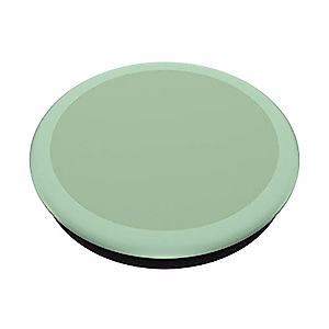 Plain Matcha Green One Color Colored Hue With Border Design PopSockets PopGrip: Swappable Grip for Phones & Tablets