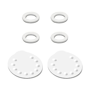 Replacement Parts for Medela Harmony Manual Pump; 4 O-Rings, 2 Membranes by Maymom