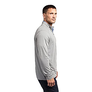TravisMathew Men's Yanks 2.0 Jacket, Heather Monument, Small