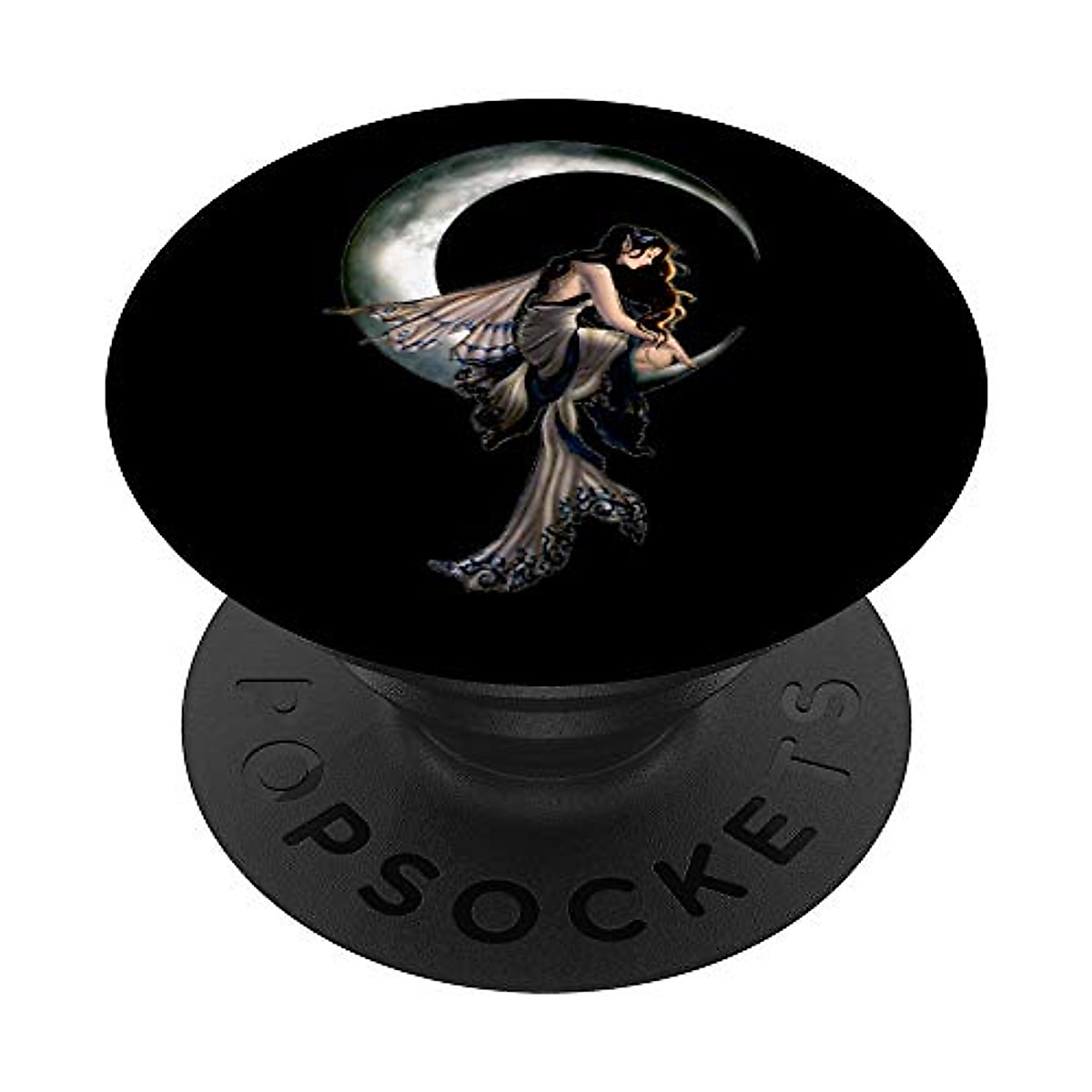 Goddess On Crescent Moon With Fairy Wings PopSockets PopGrip: Swappable Grip for Phones & Tablets