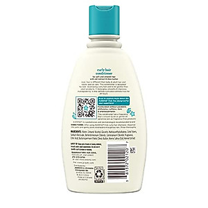 Aveeno Kids Curly Hair Conditioner, Hydrating Conditioner, Kids Curly Hair Products, Oat Extract & Shea Butter, Gentle Scent, 12 fl. oz (Pack of 1)