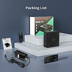 Fanless N100 Mini PC Firewall Micro Appliance,Intel 12th Alder Lake-N100 Dual Gigabit Ethernet Desktop Mini Computer 16GB DDR4 RAM 512GB NVME SSD,Home Office Business PC 4K Triple Display DP/HD/VGA