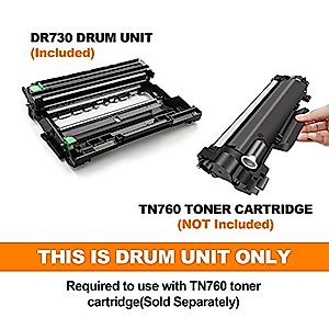 GALADA Compatible Drum Unit Replacement for Brother DR-730 DR730 for use in DCP-L2550DW MFC-L2710DW HL-L2390DW MFC-L2750DW HL-L2370DWXL HL-L2370DW MFC-L2750DWXL(1 Pack)