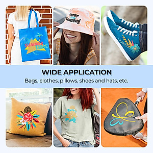 HTVRONT HTV Heat Transfer Vinyl-12" x 3FT Red HTV Vinyl Roll for T-Shirts, Iron on Vinyl for Cricut, Cameo & Heat Press Machine- Easy to Cut & Weed Vinyl Heat Transfer (Red)