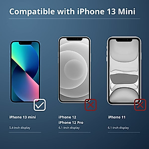 XYYZYZ Glass Screen Protector Compatible for iphone 13 Mini HD Tempered Glass Film Case Friendly [5.4 Inch 2 Pack]