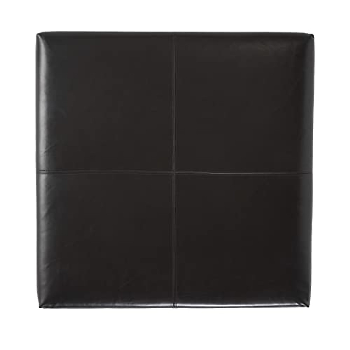 Christopher Knight Home Living Berkeley Brown Leather Square Storage Ottoman, Espresso